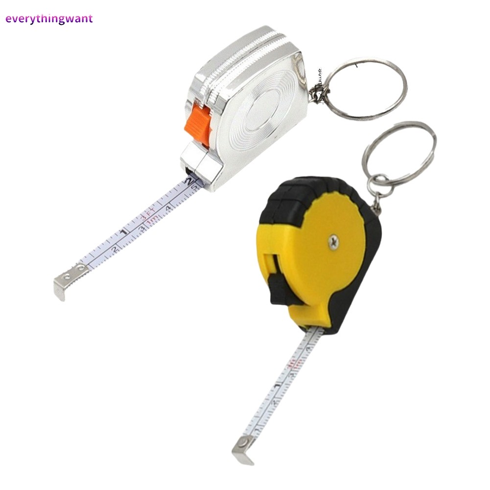 1meter Multipurpose Measure Tape with Keychain Soft Steel Ruler Metric ...