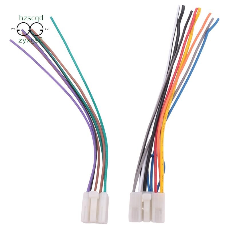 Universal Stereo Cd Player Wiring Harness for // Wire Adapter ...