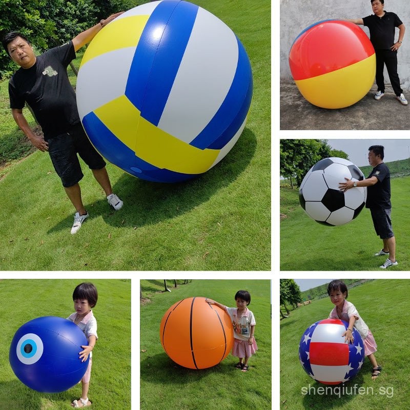 Thickened Oversized Inflatable Ball Beach Ball Kindergarten Parent ...