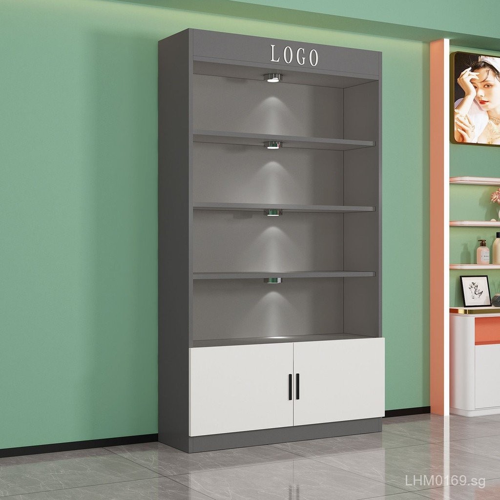 Sample Display Cabinet Glass Door Gift Glass Beauty Salon Product ...