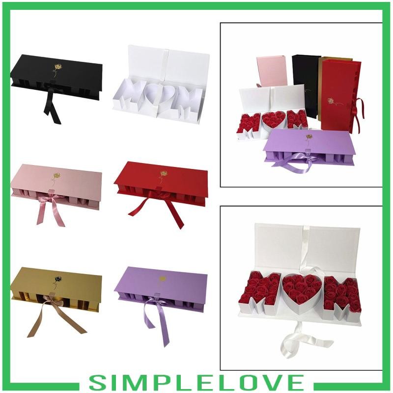 [ Mom Letter Shaped Gift Flower Fillable Box Cardboard Decoration ...