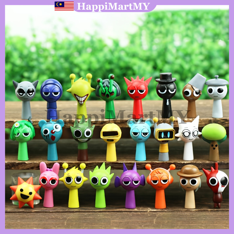 Incredibox Sprunki Action Figure Sprunki Model Pencil Cap Simon Raddy ...