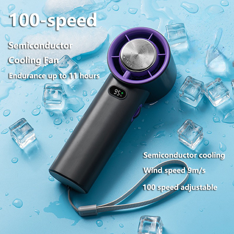 [Local Shippment]100-speed Mini Portable Handheld Fan Semiconductor ...
