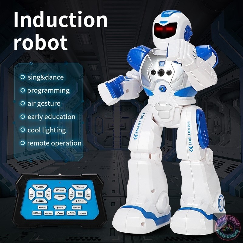 🌈SG Stock🌈Remote control Robot Toy for Kids Intelligent RC Robot with ...
