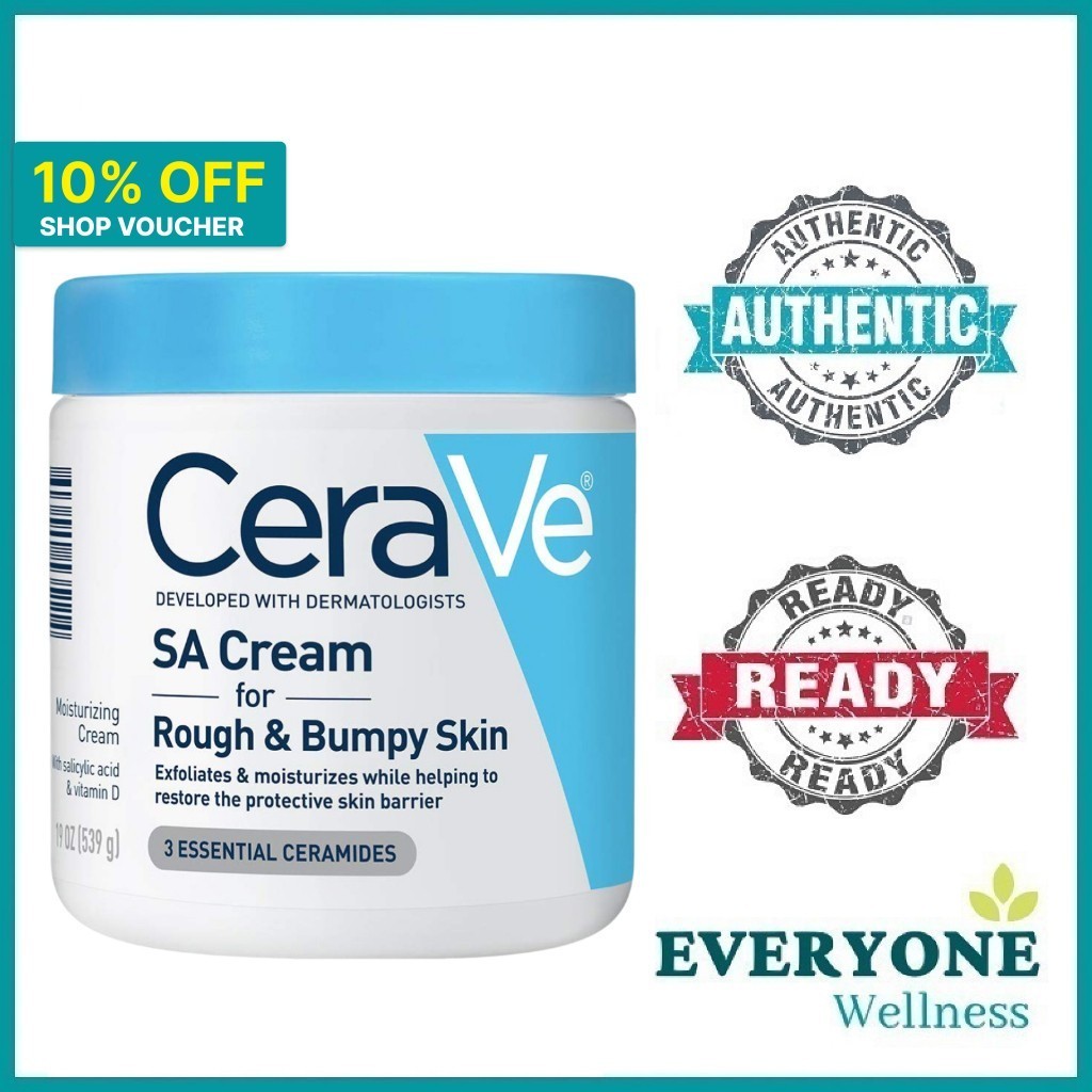 [Local Delivery] CeraVe SA Cream for Rough & Bumpy Skin (Exfoliate ...