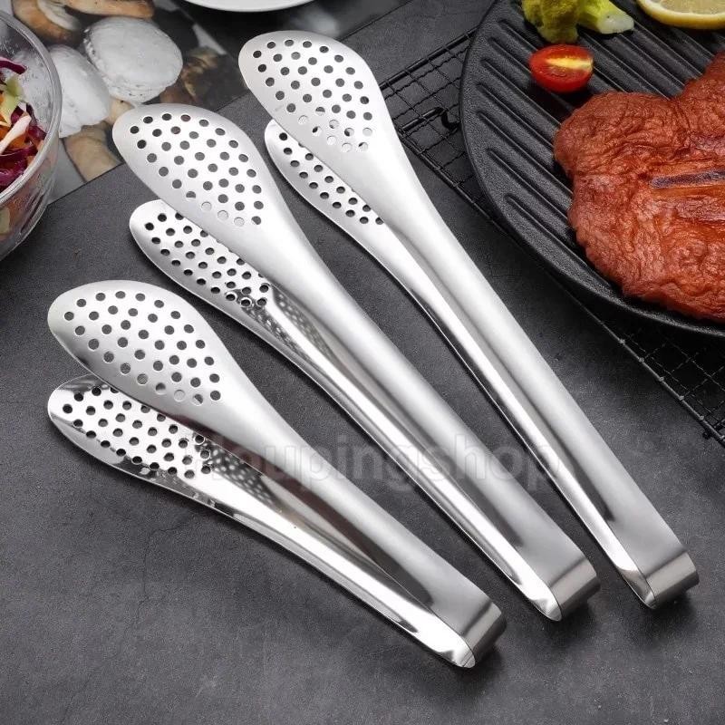 Stainless Steel Food Tongs Kitchen Access Utensils Buffet Cooking Tools ...