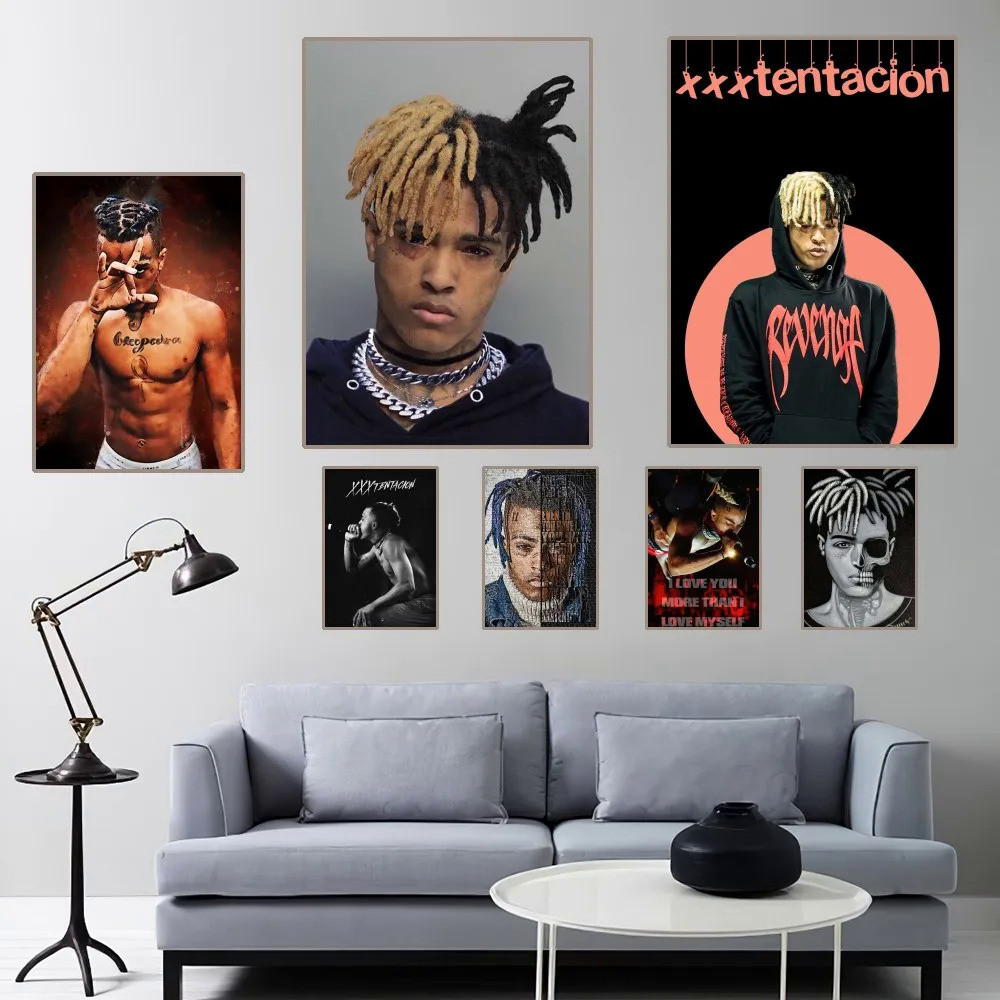 X-XXXTENTACION Hot Rapper Poster Home Room Decor Living Room Bedroom ...