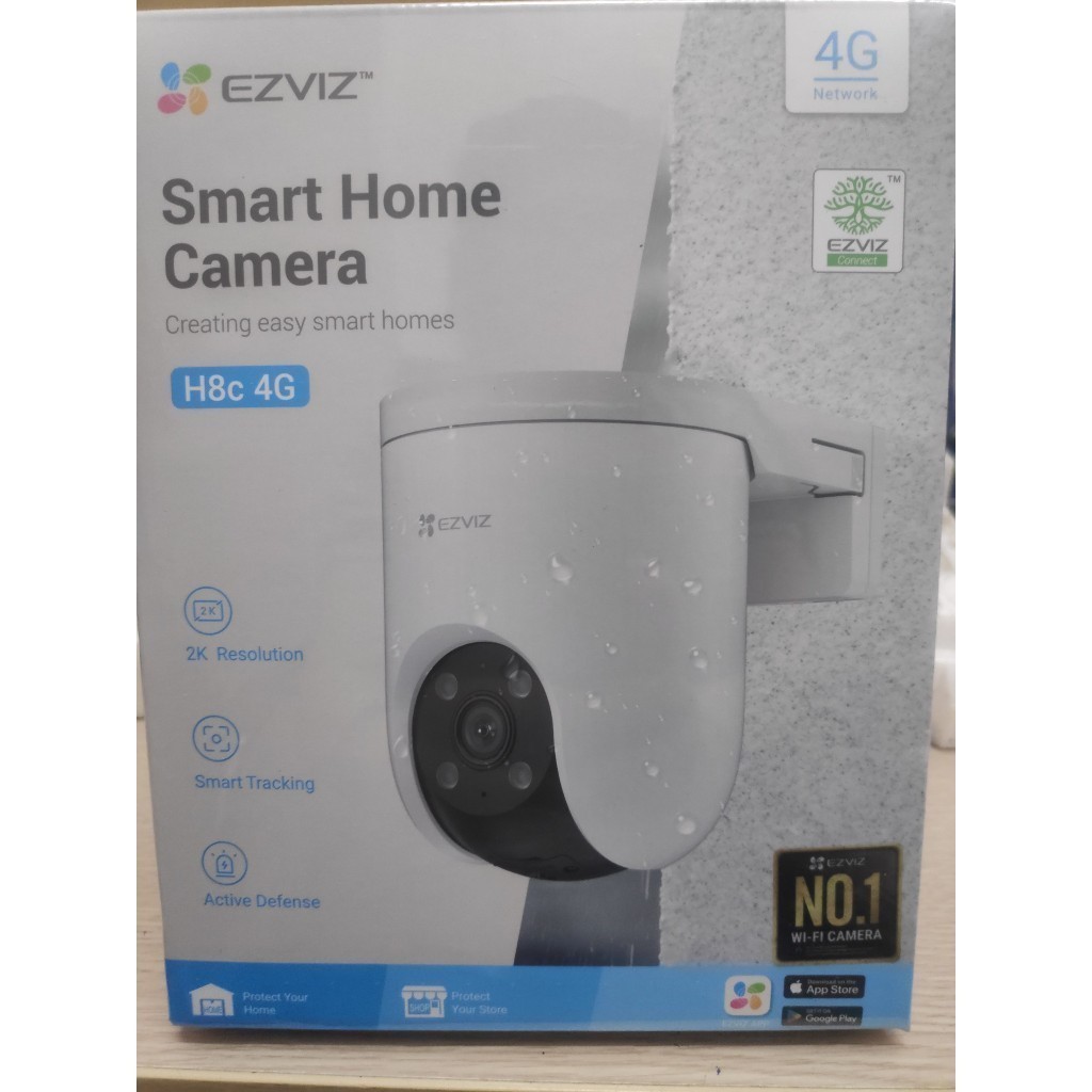 Outdoor rotating Camera using high resolution Ezviz H8c 4G sim card (no ...