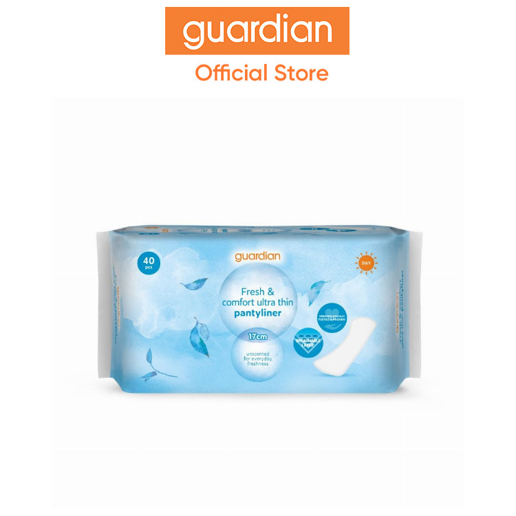 Guardian Fresh & Comfort Ultra Thin Liner 17cm | Shopee Singapore