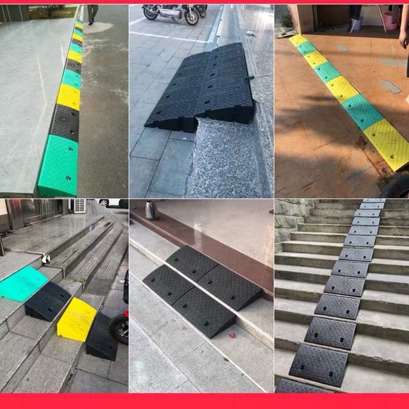 Plastic Ramp Mat Step Mat Threshold Mat Road Slope Car Uphill Climbing ...