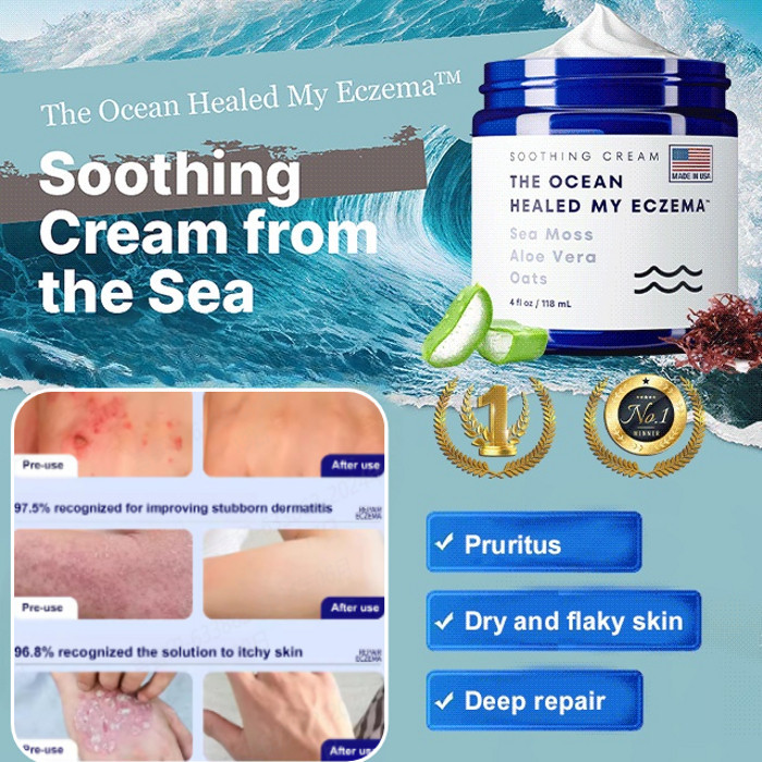 HOT SALE [Non-greasy/Instant Relief]Ocean Natural Eczema Relief Cream ...