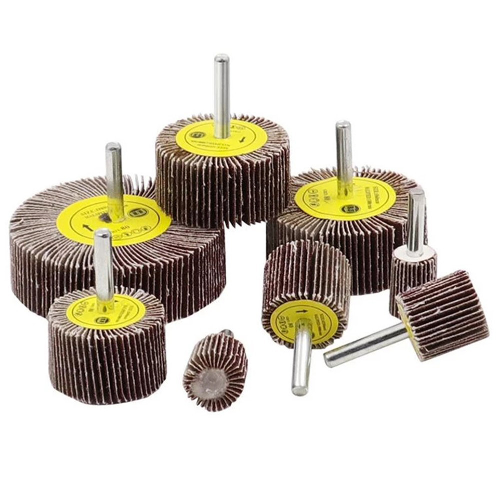【BETL】5 Pcs 16mm-40mm 80Grit Sanding Flap Wheel Disc Abrasive Grinding ...