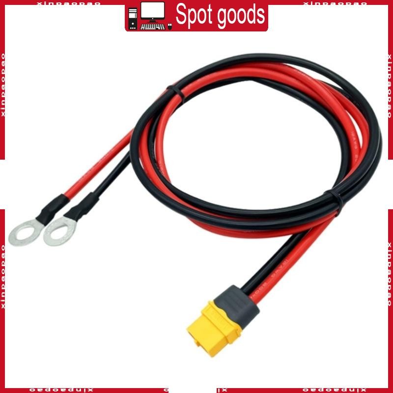 XI XT60 Female to O Rings Connectors Terminal Cable 10AWG Tined Copper ...