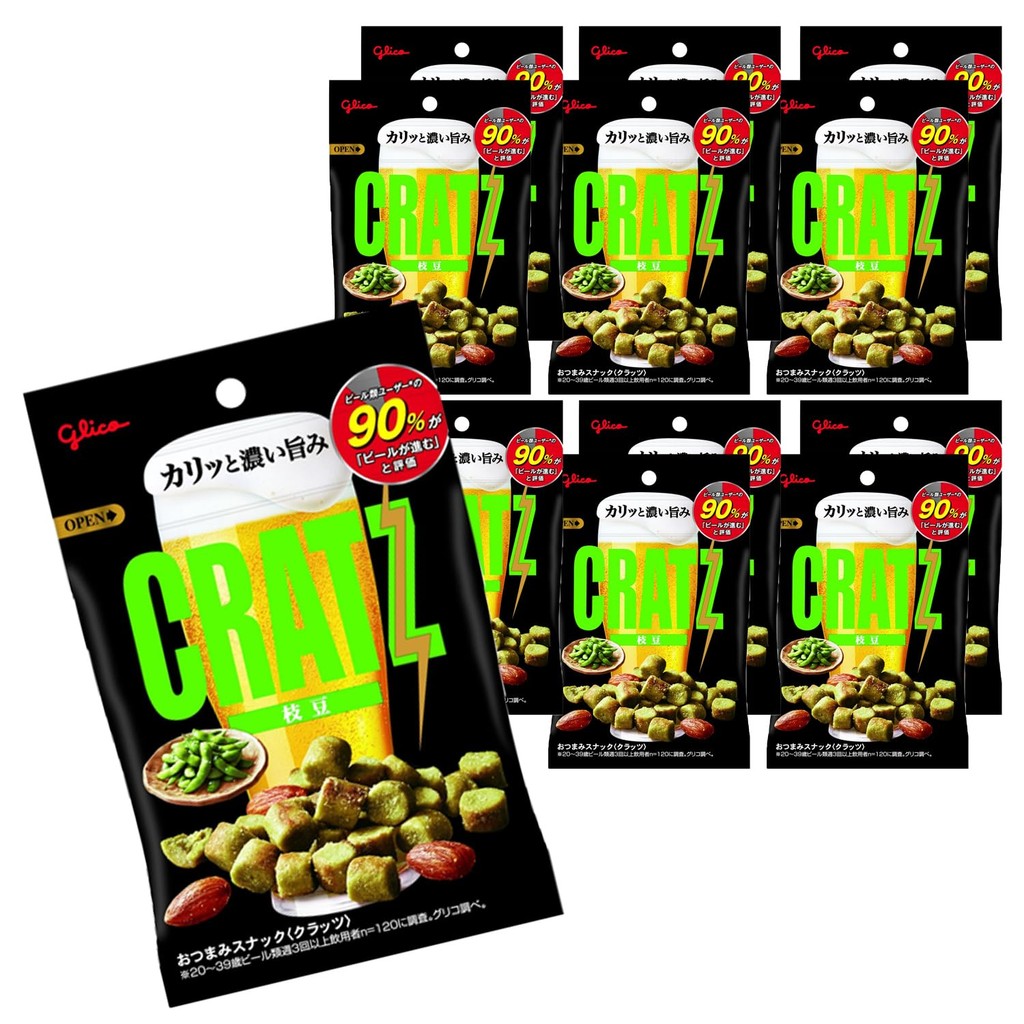 Kratz Edamame 42g x 12 bags Ezaki Glico snacks snacks snacks that go ...