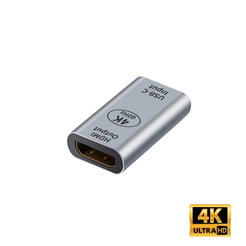 4K@60Hz USB Type C Female to HDMI Female Adapter Portable USB Type C 3. ...
