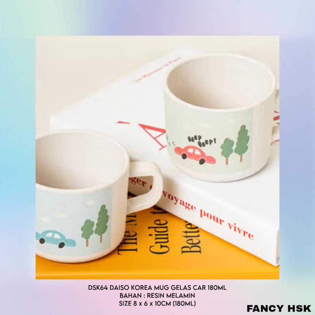 Korea DAISO CAR GLASS MUG 180ML DSK64 | Shopee Singapore