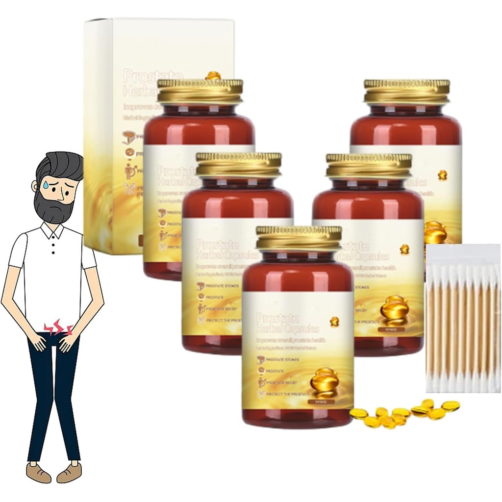 Prostate Herbal Capsules, Prostate Health Capsules for Men, 10Pcs ...