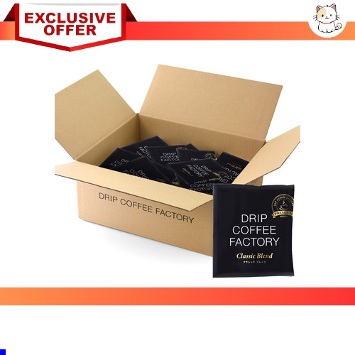 Drip Coffee Factory Classic Blend Coffee 100 Bags Drip Bag 【Direct from ...