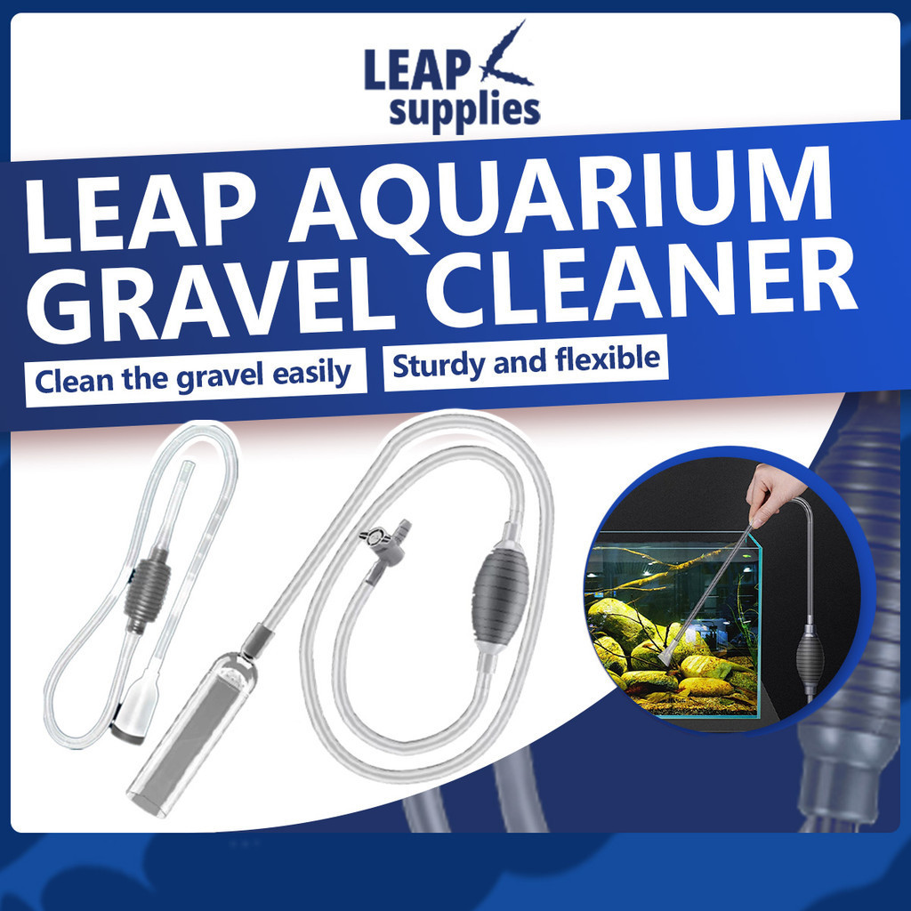 LEAP Aquarium Gravel Cleaner | Fish Tank Siphon Pipe Tube | Shopee ...
