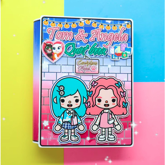 Toca Life World Quiet Book Toca Boca Tom and Angela | Shopee Singapore