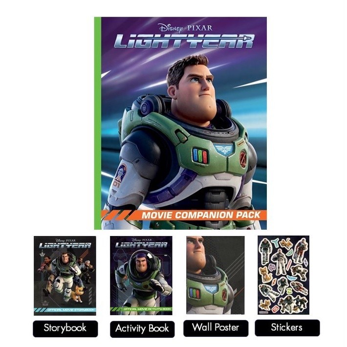 Disney Lightyear Movie 2 Books Pack With Activity & Story Books ...