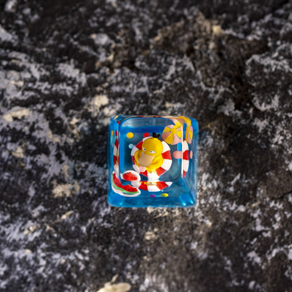 Pokemon Drip-glue Keycap PBT Pikachu Gengar Psyduck Squirtle Bulbasaur ...