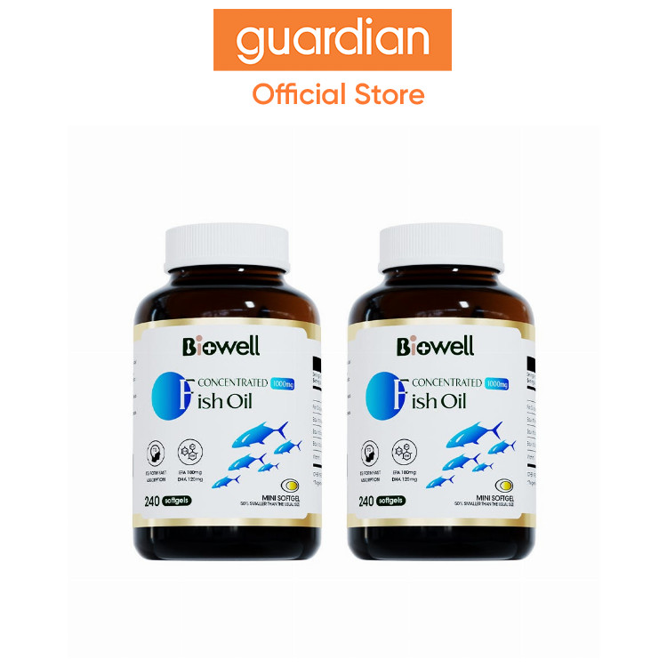 Biowell Fish Oil 240s X 2 | Shopee Singapore