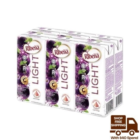 Ribena Blackcurrant Fruit Drink Light (6 x 200ml) | Shopee Singapore