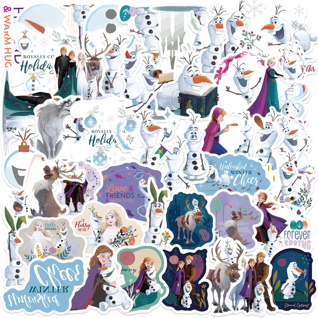 (Authorized) 50 pcs Olaf From Frozen Movie Cartoon Waterproof PVC ...
