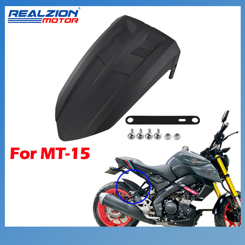 REALZIONMOTOR For Yamaha Mt 15 Mt15 Rear Tire Hugger Fender Mudguard ...