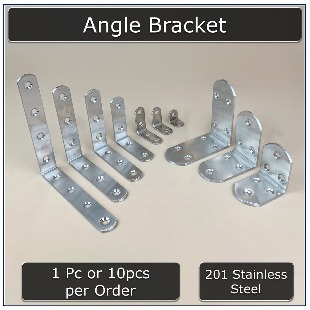 Stainless Steel Angle bracket (1pc or 10pcs) | Shopee Singapore