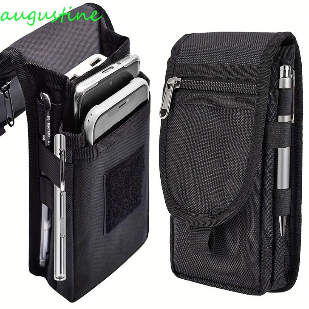 AUGUSTINE Mobile Phone Belt Pouch, Oxford Waterproof Men's ...