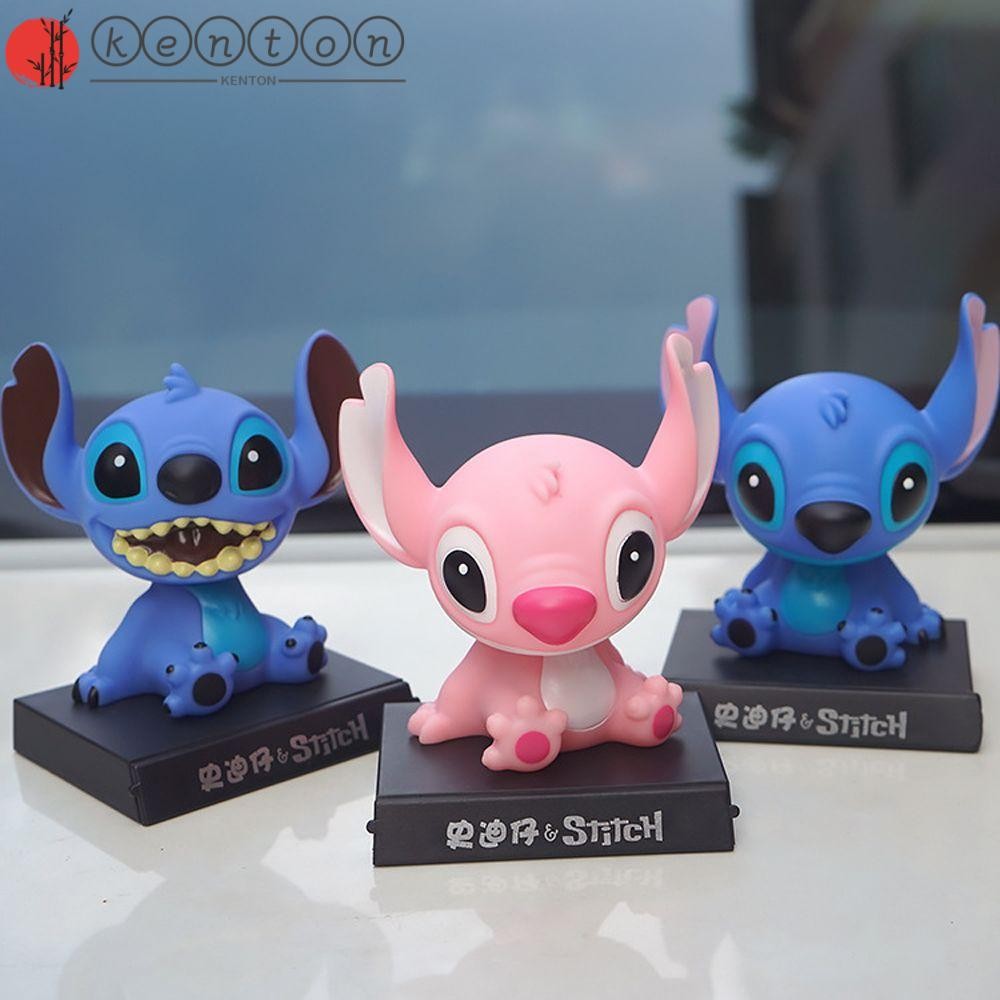 KENTON Stitch Shaking Head Model Toy Bobble Head 12cm Toy Doll Car ...