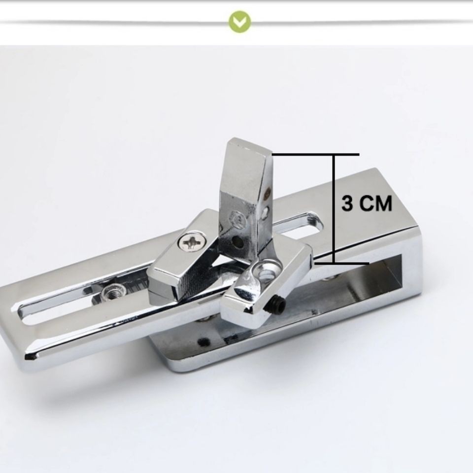 Bathroom Sliding Door Lock Glass Door Lock Shower Room Non-porous Lock ...
