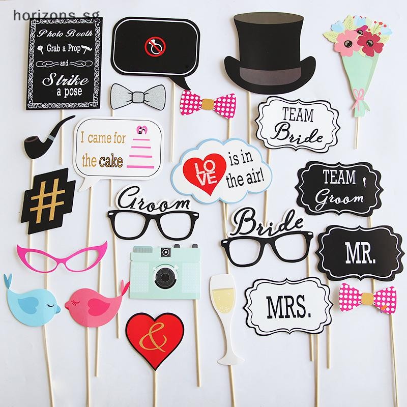 [Top] Wedding Decor Photo Booth Props DIY Mustache Lips Glasses Team ...