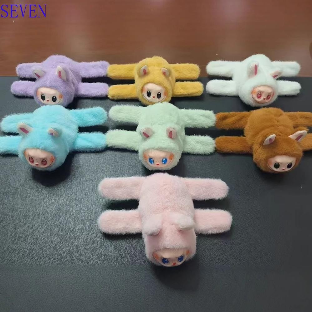 SEVEN Labubu Plush Hand Ring, Fluffy Wristband Labubu Plush Slap ...