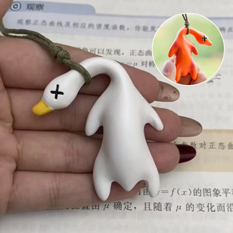 Color Changing Roasted Duck Keychain Creative Car Interior Ornament ...