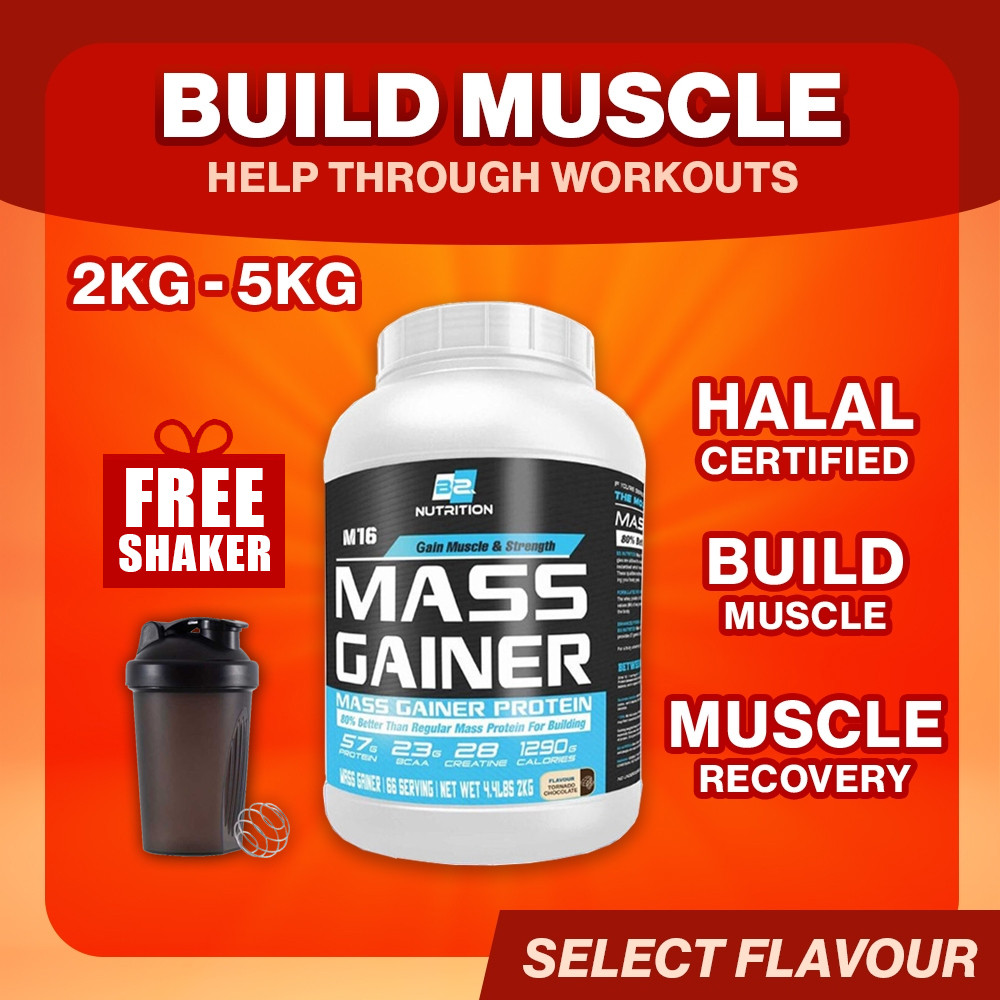 (Free Shaker+Creatine) Lowest Price BS Nutrition Mass Gainer 2kg - 5kg ...