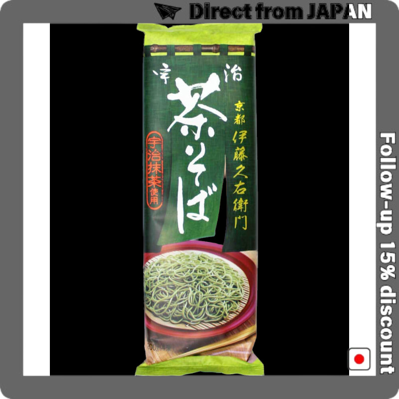 ITO Kyuemon Uji green tea soba noodles 200g 【Direct from JAPAN ...