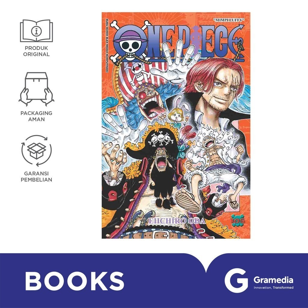 Comic One Piece 105 (Eiichiro Oda) | Shopee Singapore