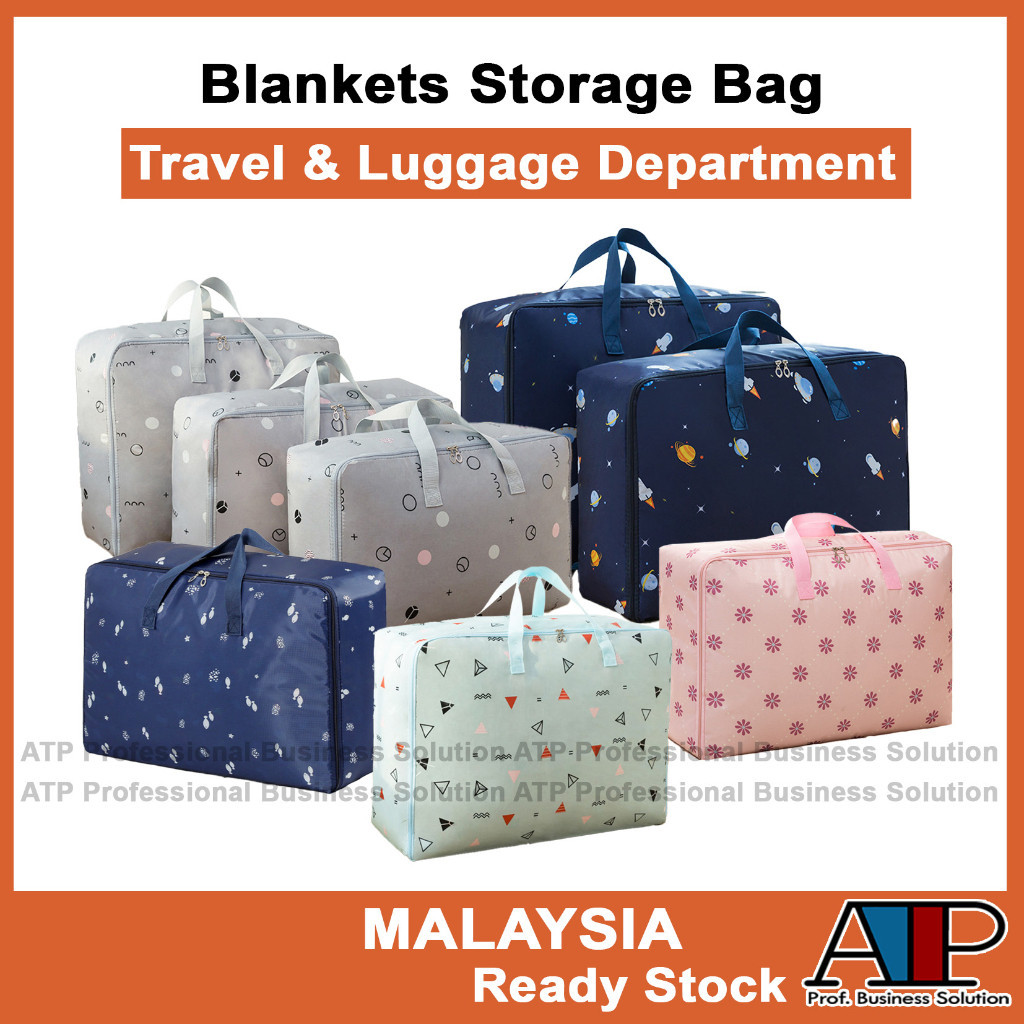 Travel ️ Blankets Storage Bag Clothes Storage Organizers Beg Cadar Beg ...