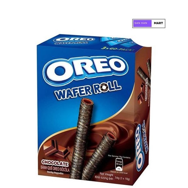 Oreo Chocolate Wafer Roll 54g | Shopee Singapore