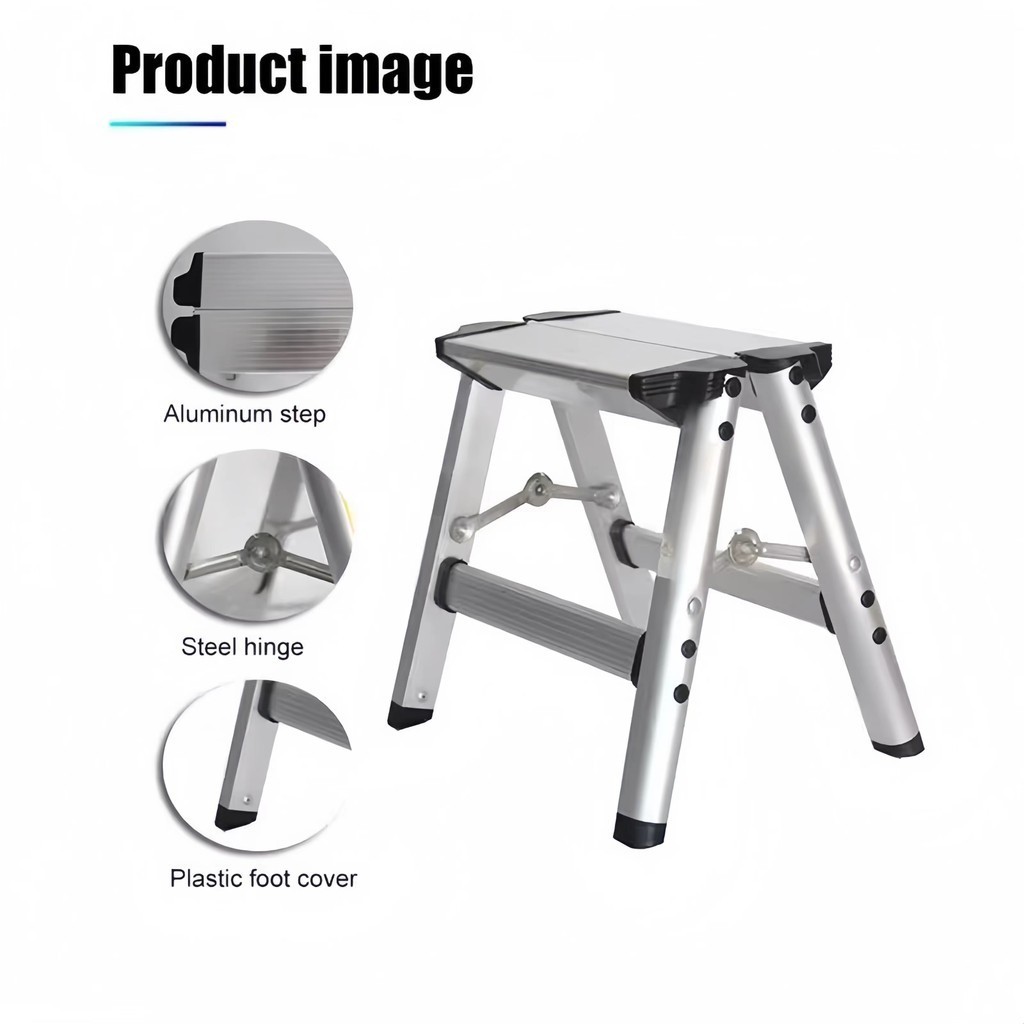 Aluminum Alloy Folding Step Stool - Perfect for Hard to Reach Areas in ...