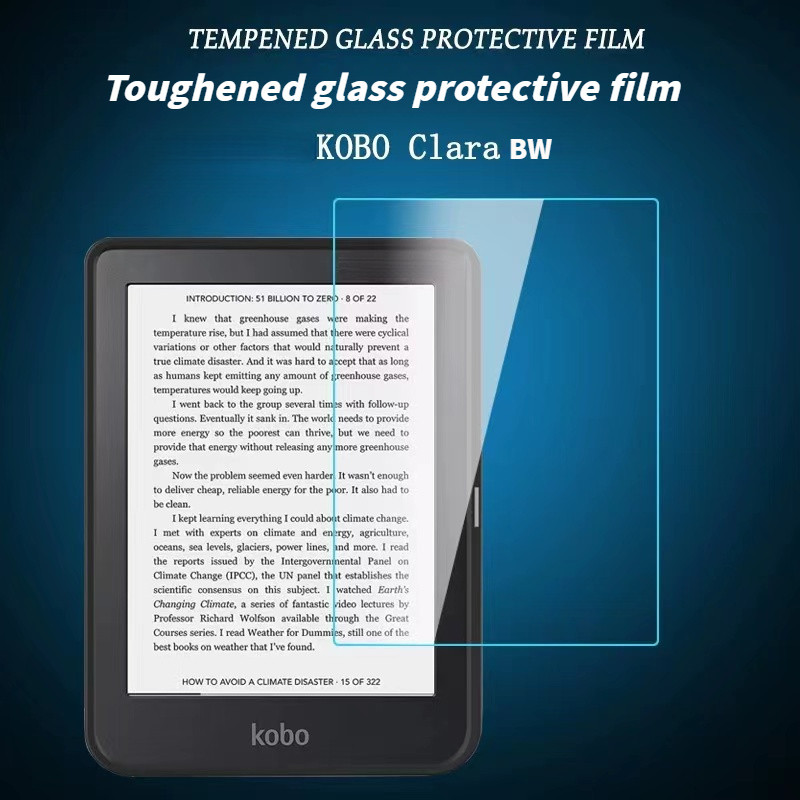 Kobo Clara BW 6Inch HD Explosion-Proof Tempered Glass Screen Protector ...