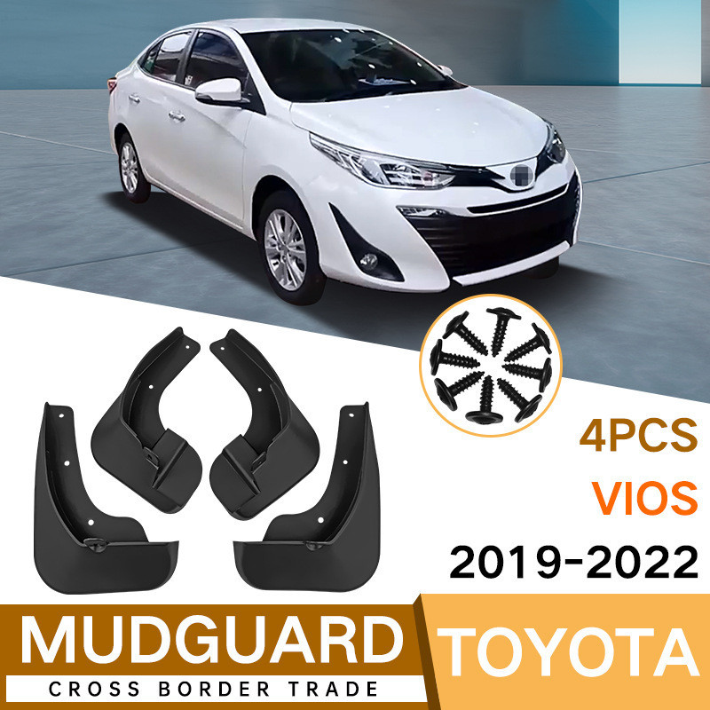 Car Mudguards for Vios 2019-2022 Fender Mud Guard Flap Mudflaps ...