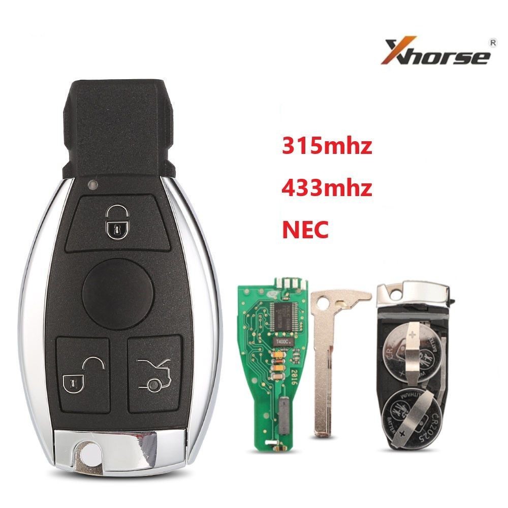 NEC System Remote Car Key 2 BATTERY for Mercedes Benz A B C E S Class ...