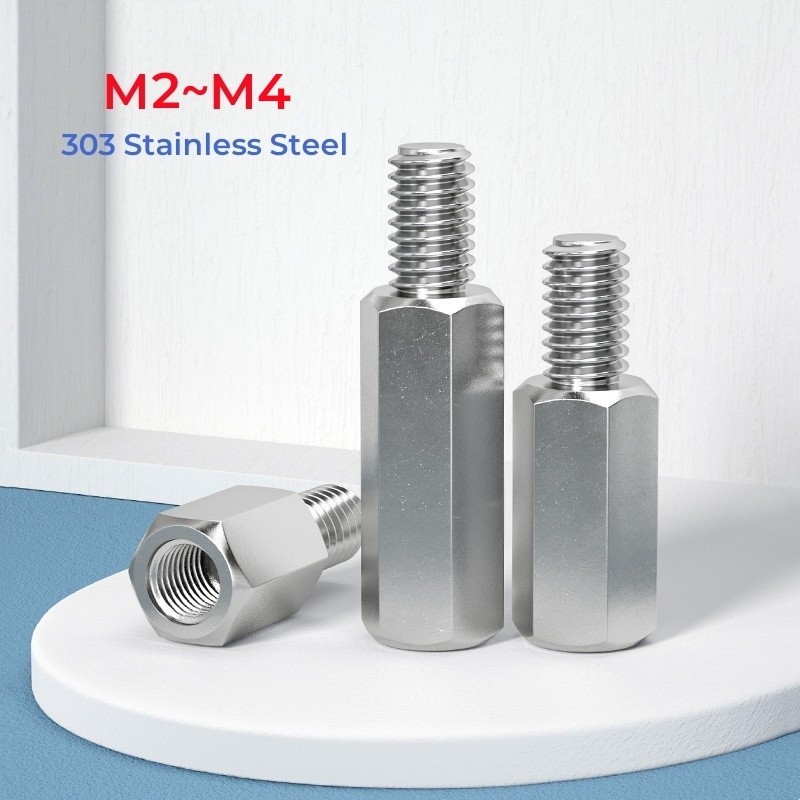 303 Stainless Steel Hex Standoff M2 M2.5 M3 M4 Male To Female Standoff ...