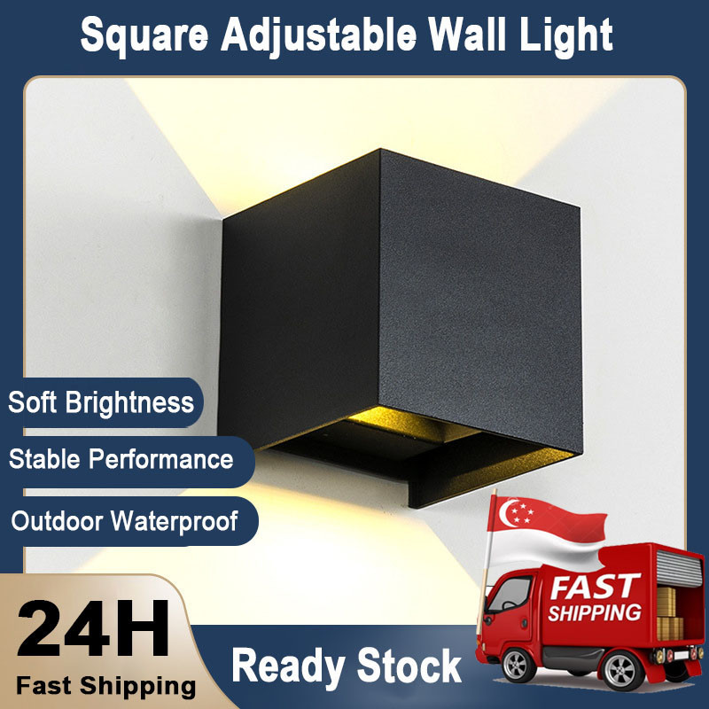 12W LED Wall Lamp Outdoor IP65 Waterproof Light Adjustable Beam Design ...