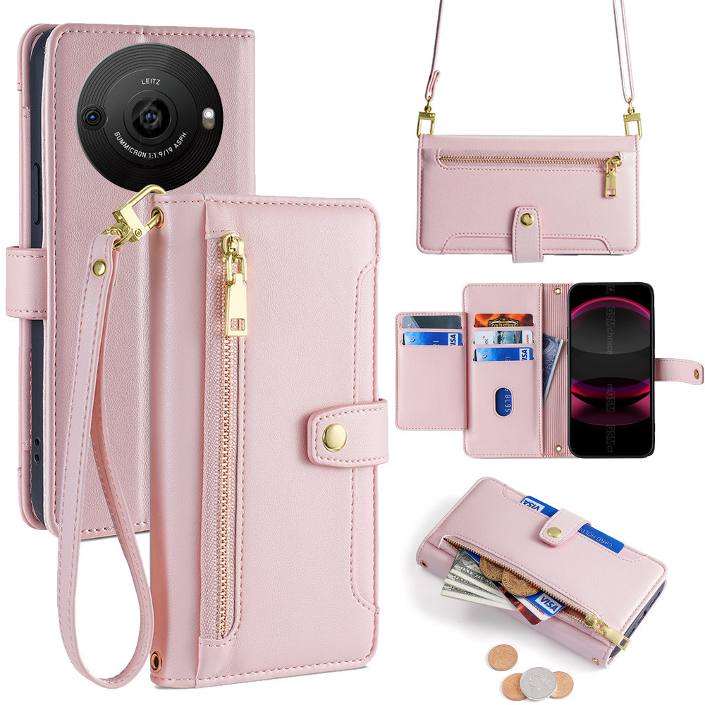 Leather Case for Sharp Aquos R8 Pro R9 Wish 4 5 Sense 8 9 Basio Active3 ...