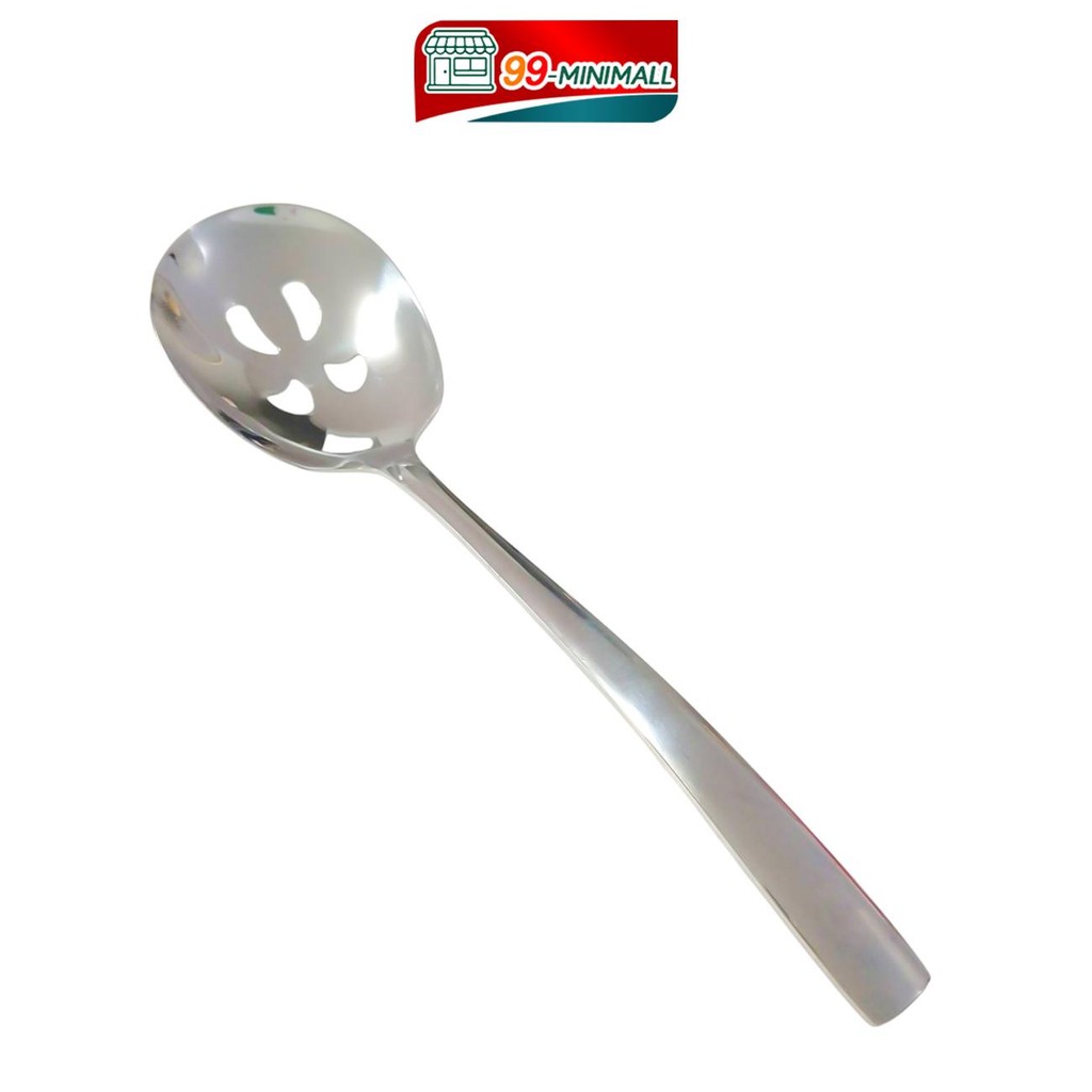 Transparent Ladle Hole Divider Spoon With Stainless Steel (Slotted ...